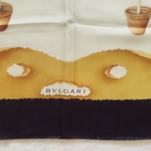 Bulgari | Accessories | Rare Topiary Bulgari Scarf By Davide Pizzagoni ...